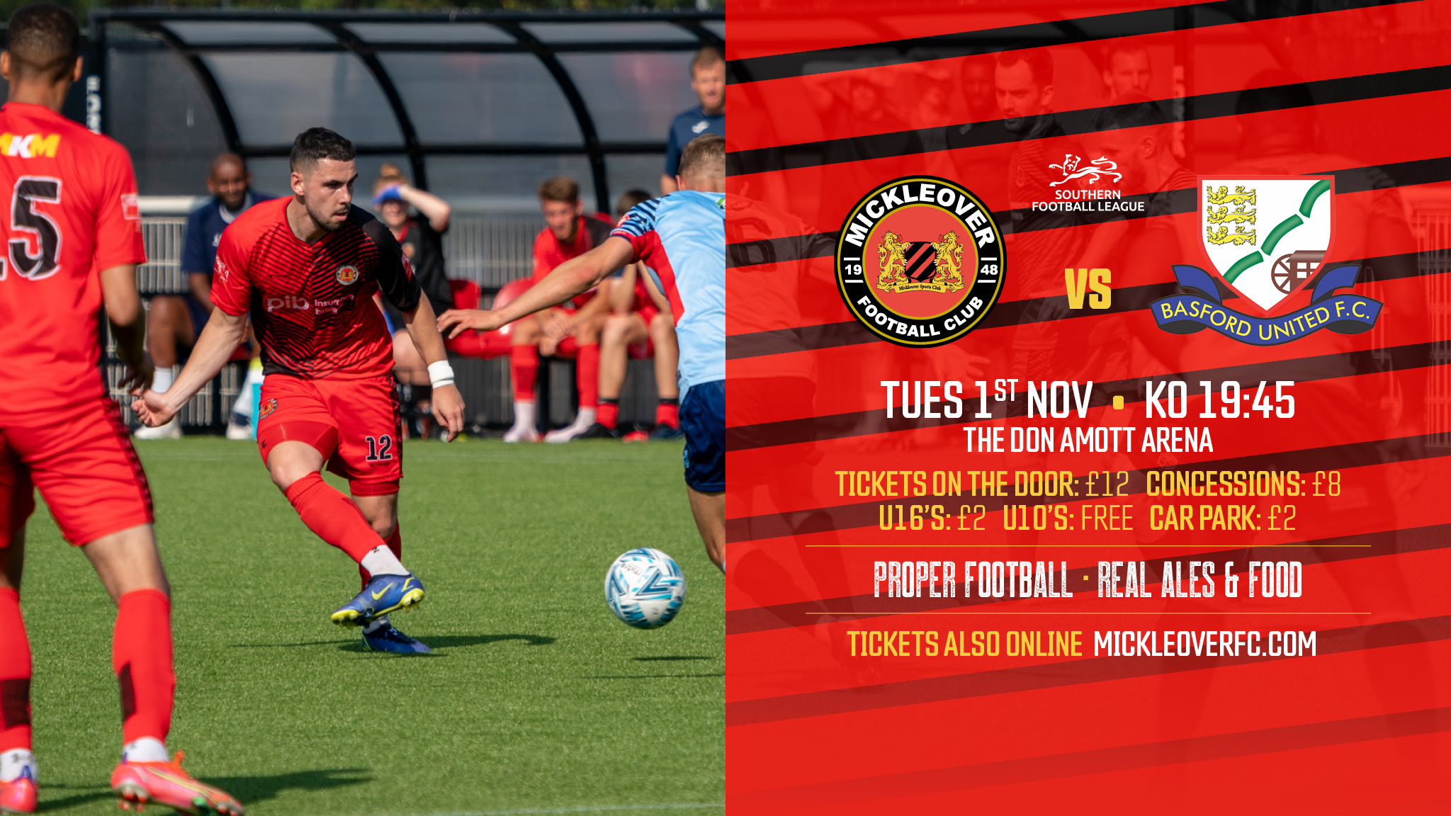 Another Local Derby: Basford United (H) – Mickleover Football Club