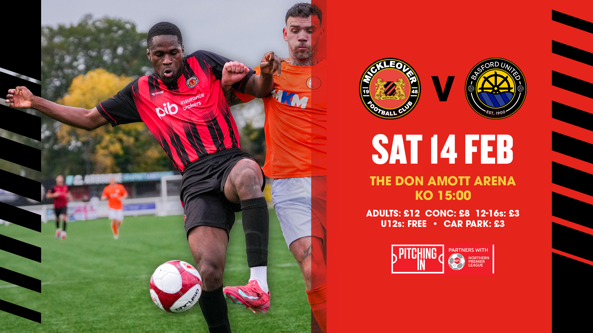 Valentine’s Day Clash: Basford United (H) – Mickleover Football Club