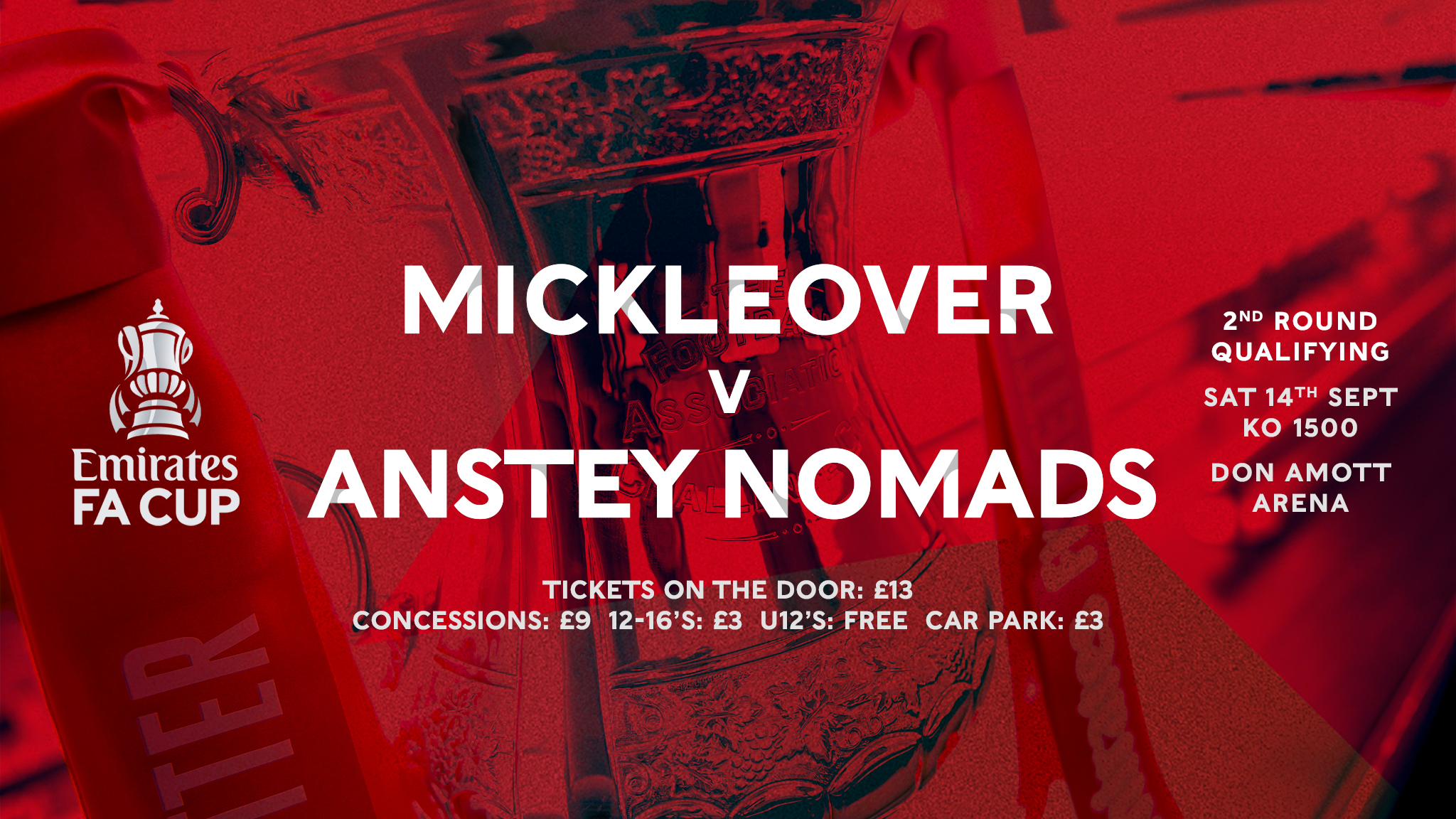 We’re Up For The Cup Again! – Mickleover Football Club