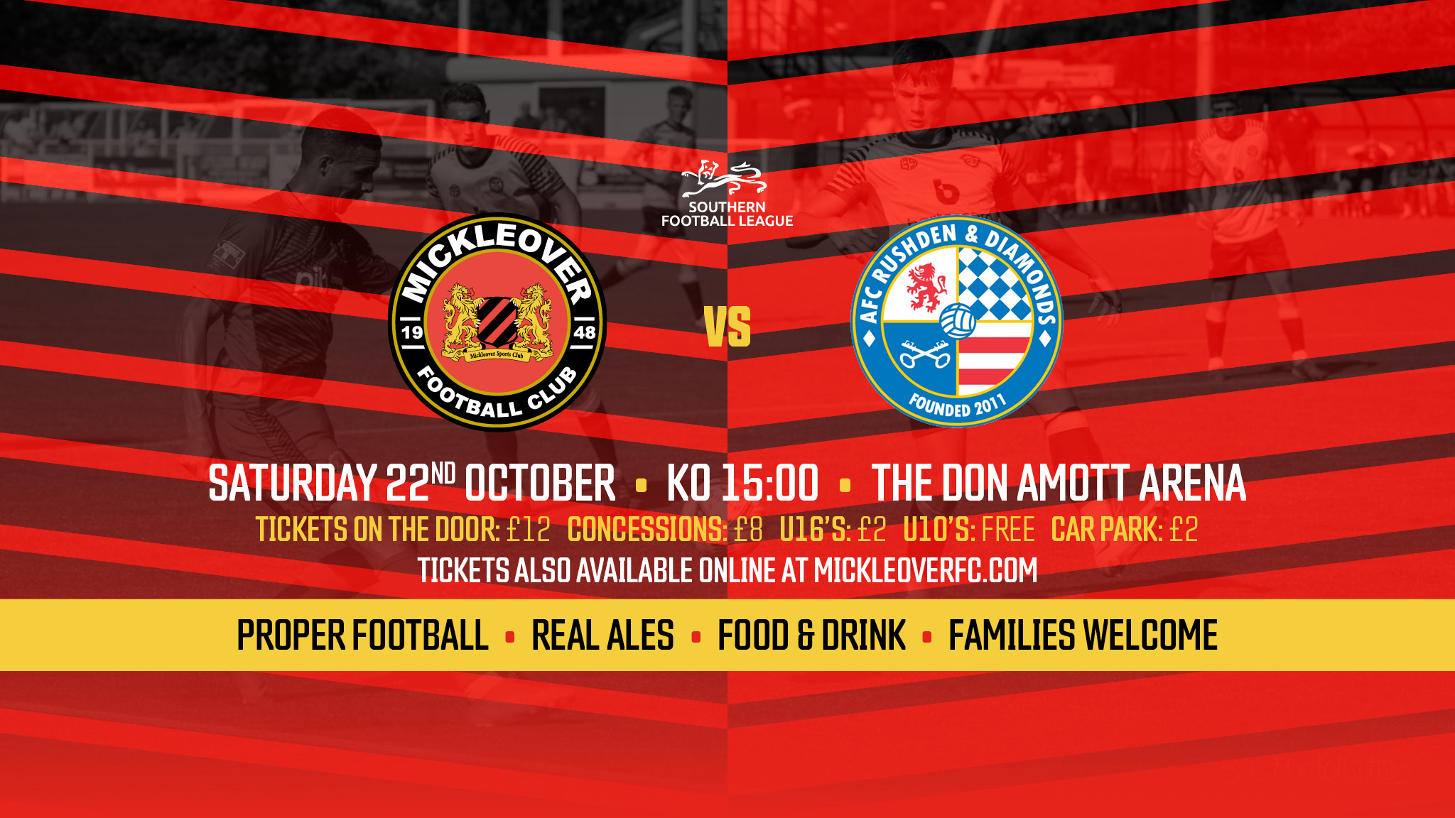 Sports Face League Strugglers at Home – Mickleover Football Club